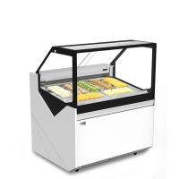China Ice Cream Refrigerated Showcase Freezer , 6 trays Gelato Storage Freezer for sale