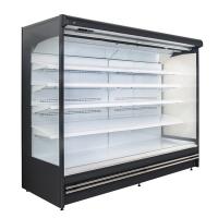 China Commercial Multi-deck open chiller supermarket convenience store showcase for fruit and vegetable for sale