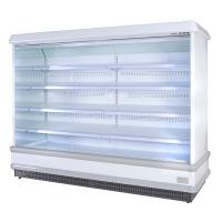 China Supermarket Upright Cooler Commercial Multideck Open Front Display Chiller Cabinet For Drink And Vegetable for sale