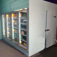China Walk In Cold Storage Room Glass Door For Supermarket for sale