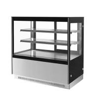 China 4 Layers Bakery Glass Showcase , 6ft Square Glass Sweet Display Case for sale
