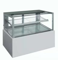 China Back Sliding Door Bakery Glass Showcase , 1.2M Macaron Sandwich Display Refrigerator for sale