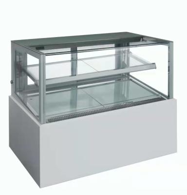 China Back Sliding Door Bakery Glass Showcase , 1.2M Macaron Sandwich Display Refrigerator for sale