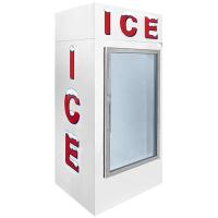 China Bagged Ice merchandiser, -15℃ glass door ice cooler bag storage freezer with auto defrost for sale