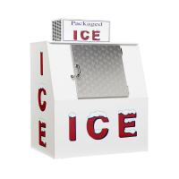 China 20GP Commercial Single Slanted Door Ice Cube Freezer for sale