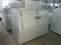 China 20GP Commercial Single Slanted Door Ice Cube Freezer for sale