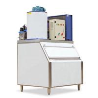 China Fan Cooling 1.5T Commercial Chip Ice Machine for Fish Seafood for sale