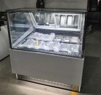 China Sliding Door Ice Cream Display Fridge Commercial Gelato Freezer Showcase for sale