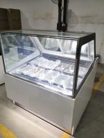 China Sliding Door Ice Cream Display Fridge Commercial Gelato Freezer Showcase for sale