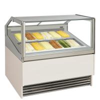 China 220V 10 Buckets Right-angle Ice Cream Display Freezers Or Refrigerators for sale