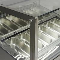 China Manufacturers Supply 110V Ice Cream Showcase 16 Plate Commercial for sale