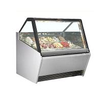 China Modern Design Popsicle Display Showcase Ice cream freezer with Double-Layer Anti-Fog Glass for sale