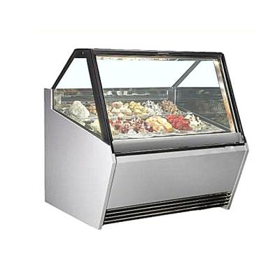 China Modern Design Popsicle Display Showcase Ice cream freezer with Double-Layer Anti-Fog Glass for sale