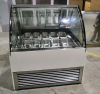 China Modern Design Popsicle Display Showcase Ice cream freezer with Double-Layer Anti-Fog Glass for sale