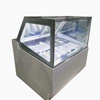 China Gelato Ice Cream Display Freezer Showcase with 10 -18 Pans for sale