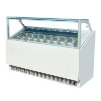 China High Effieciency Italian Gelato Ice Cream Show Case Freezers with CE for sale