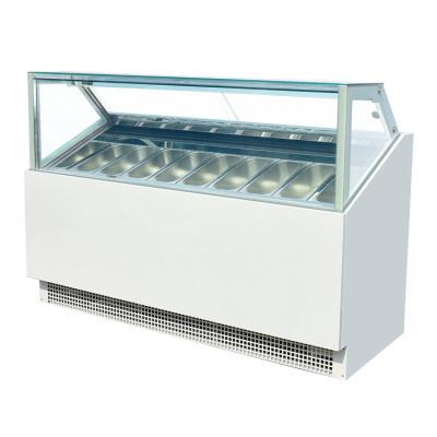 China High Effieciency Italian Gelato Ice Cream Show Case Freezers with CE for sale