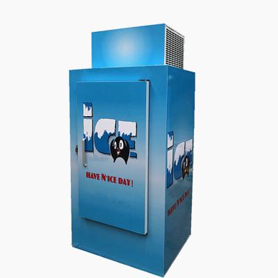 China 63 Cu. Ft. Commercial Outdoor Ice Freezer , Cold Wall Ice Bag Storage Freezer for sale