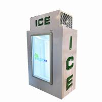 China CE Glass Door Cold Storage Bagged Deep Ice Cube Freezer Large Energy Insulation Ice Storage Containers for sale