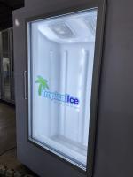 China CE Glass Door Cold Storage Bagged Deep Ice Cube Freezer Large Energy Insulation Ice Storage Containers for sale