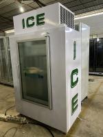 China CE Glass Door Cold Storage Bagged Deep Ice Cube Freezer Large Energy Insulation Ice Storage Containers for sale
