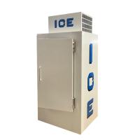 China Outdoor commercial bagged ice freezer merchandiser cold room storage bin for sale
