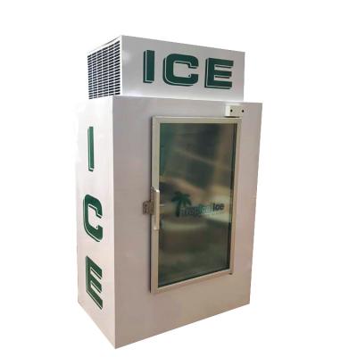China Commercial Glass Door Ice Storage Merchandiser with Fan Cooling for sale