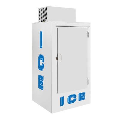 China Solid Door Outdoor Ice Merchandiser Bagged Ice Storage Freezer for sale
