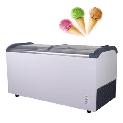 China 1.5M Horizontal Freezer Supermarket Ice Cream Refrigerator for sale