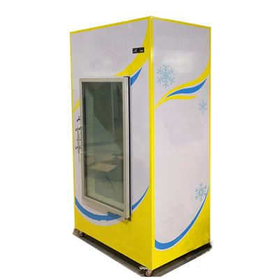 China Custom Cold Storage 70mm Bagged Deep Ice Cube Freezer for sale