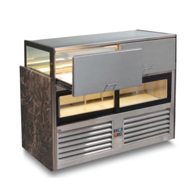 China 1.5M Drawer type chocolate cabinet cake display cabinet for sale