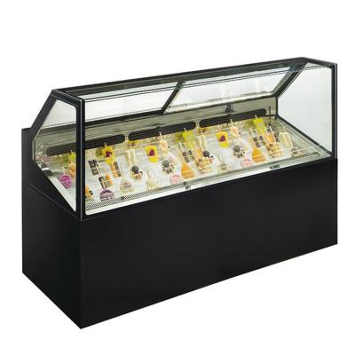 China 220V R404A 1.8M Popsicle Ice Cream Display Cabinet for sale
