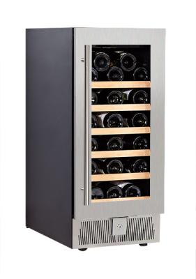 China 150L 31 Bottle Single Zone Wine Coolers With Conmpressor for sale