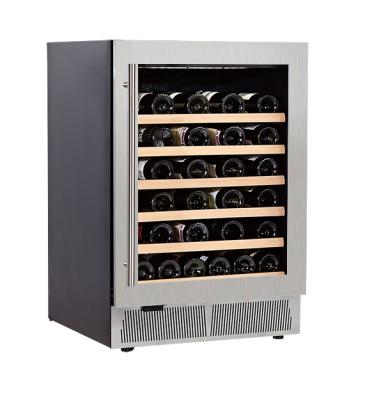 China Polyester 52 Bottles 135L Home Wine Cellar Fridge LED Lighting for sale