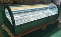 China 20 Pans Hard Ice Cream Freezer With Back Sliding Door for sale
