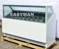 China Italian Gelato Ice Cream Display Freezer Popsicle Freezer Showcase for sale