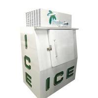 China Upright Solid Door R404A Ice Storage Freezer CFC Free for sale