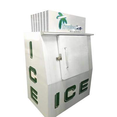 China Upright Solid Door R404A Ice Storage Freezer CFC Free for sale