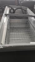 China Supermarket glass sliding door chest single temperature island display deep freezer for sale