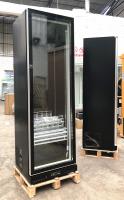 China 400L Full Glass Display Beverage Refrigerator, Beer Vertical Cooler With LED Lights for sale