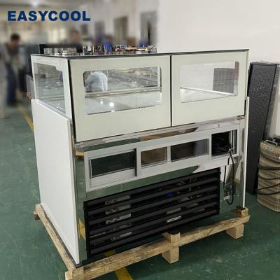 China Marble Base SS304 Bakery Display Refrigerator 1030W With Drawer for sale