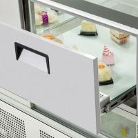 China Marble Base SS304 Bakery Display Refrigerator 1030W With Drawer for sale