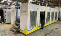 China Used bagged ice freezer, commercial cold wall glass door ice srorage room for sale