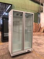 China Convenience Store Glass Door 2000L Beverage Display Refrigerator Freezer for sale