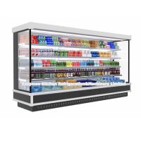 China Supermarket Upright Cooler Commercial Multideck Open Front Display Chiller Cabinet For Drink And Vegetable for sale