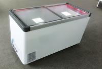 China High quality Big Capacity Curved Glass Top Island Freezer seafood display freezer for sale