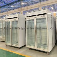 China R290 Supermarket Upright Refrigerated Showcase Freezer for sale