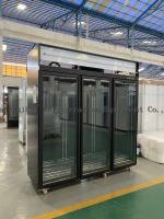 China Refrigerator beer beverage commercial glass door refrigerator upright beverage showcase for sale