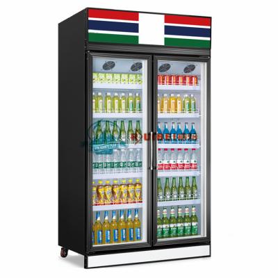 China Commercial 3 doors cool drink display fridge beer upright refrigerator for sale