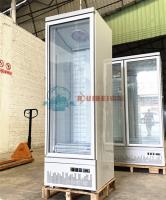 China Single Door Beverage Refrigeration Fridge Glass Door Display Showcase for sale